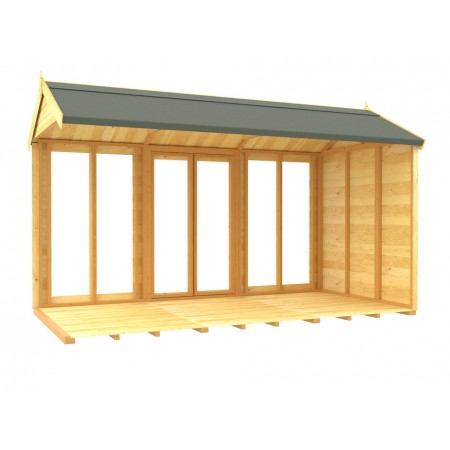 8ft x 12ft Apex Summer House (Full Height Window)