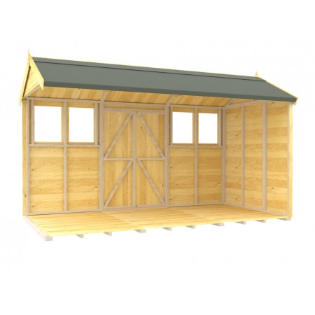 5ft x 12ft Apex Summer Shed