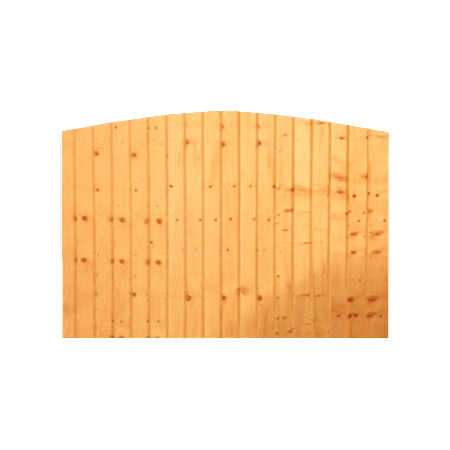 6ft x 5ft Featheredge Dome Fence Panel